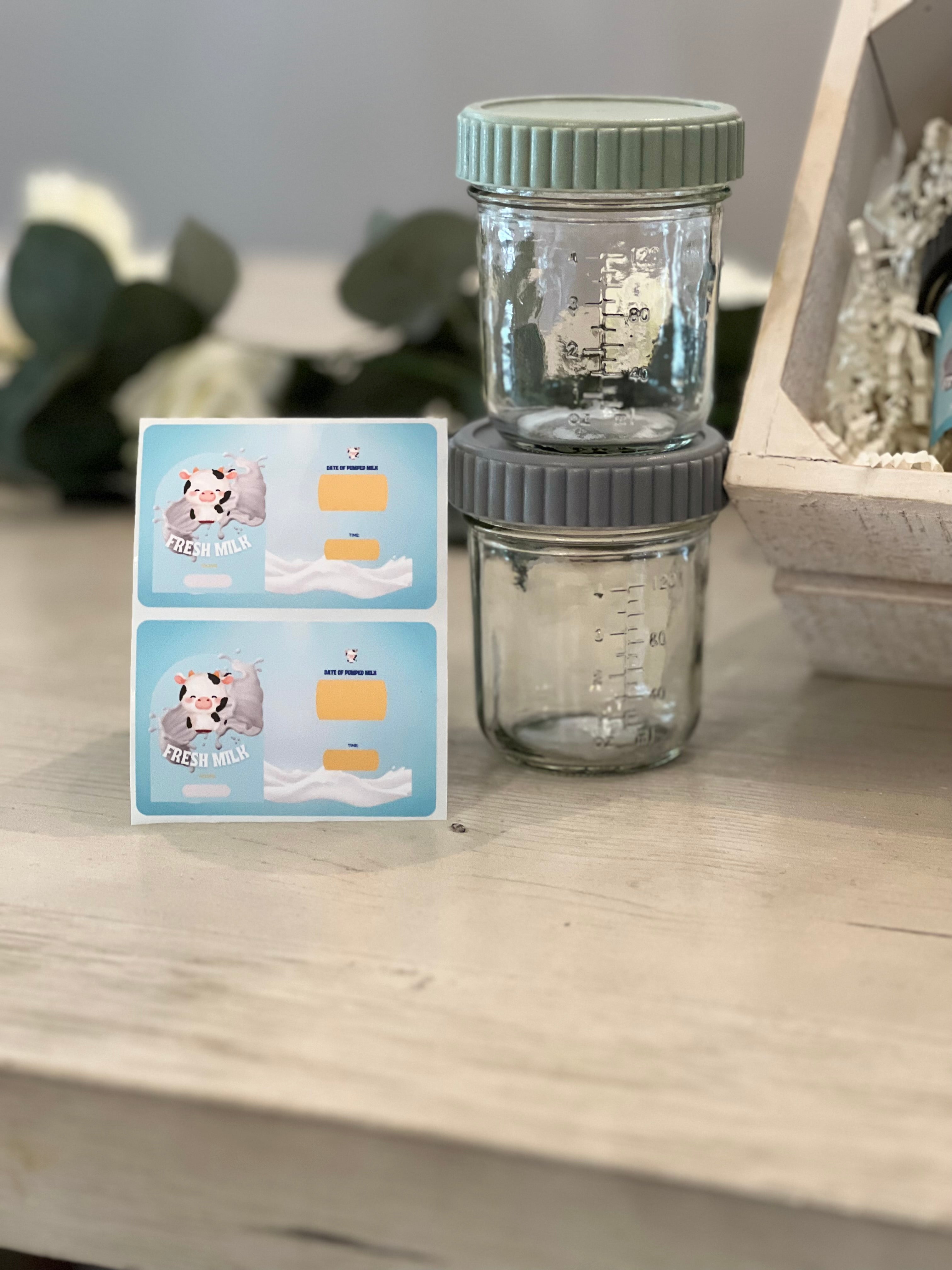 Custom Breast Milk Labels – Bougie Breastfed Baby